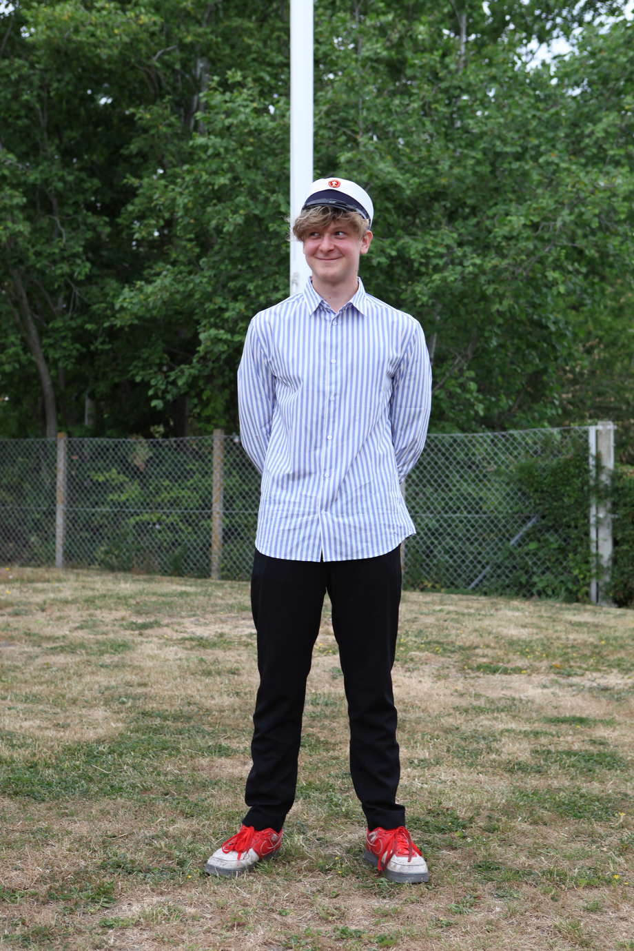 Årets første HTX- og HHX-student har fået hue på