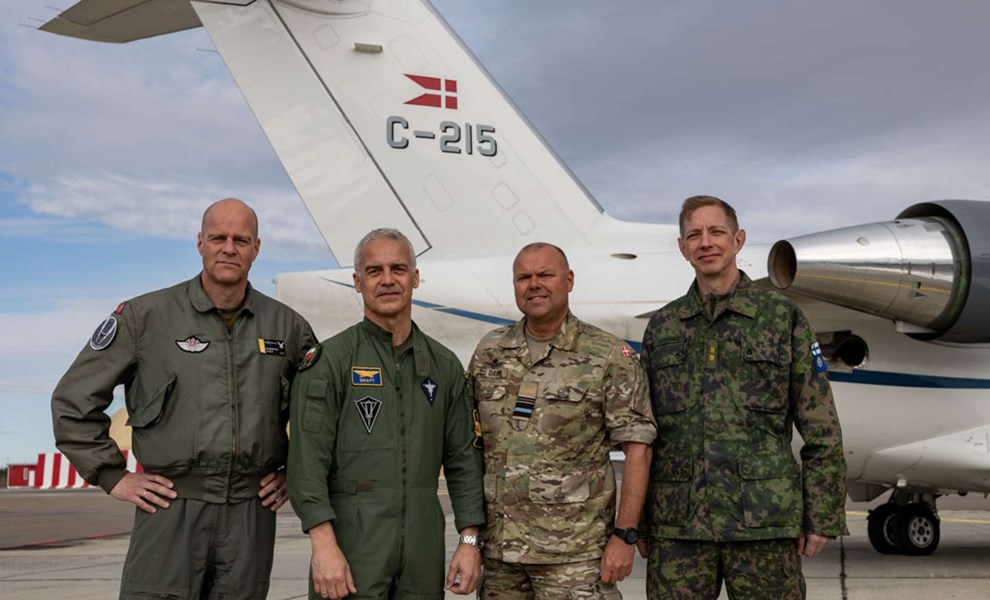 Flyvechefer samlet på Bornholm